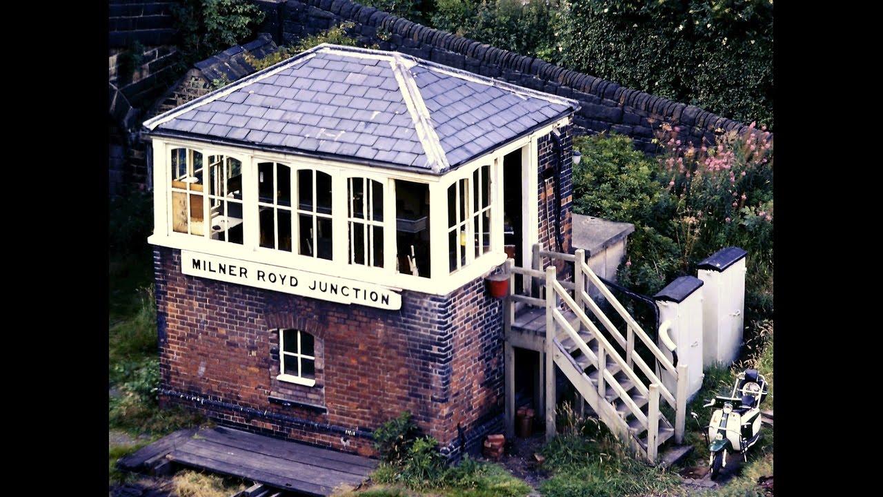 Milner Royd Junction Signal Box in 1972 - YouTube
