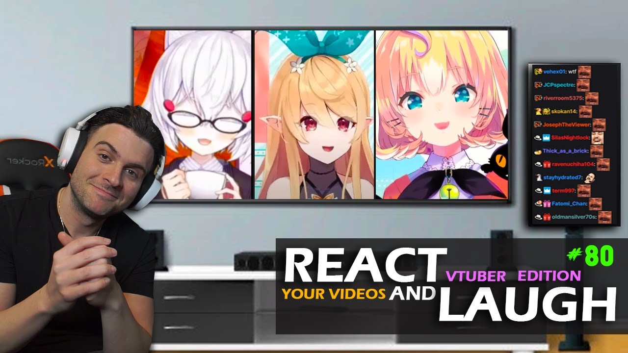 Reacting and Laughing to VTUBER clips YOU sent #80 - YouTube
