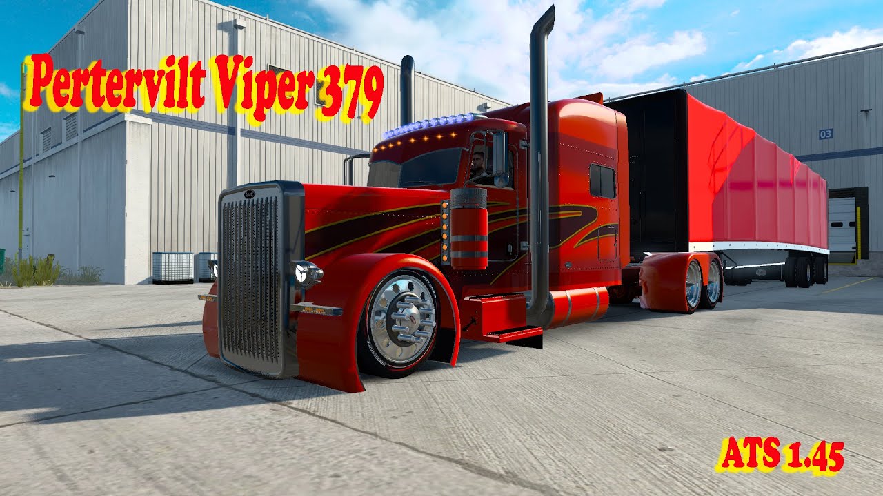🚛 ATS 1.45 🚛 Petervilt viper 379 🚛 #ATS 🚛 - YouTube
