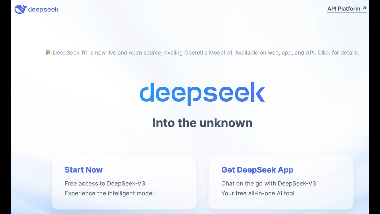 DeepSeek 101 - see how you can try it out - YouTube