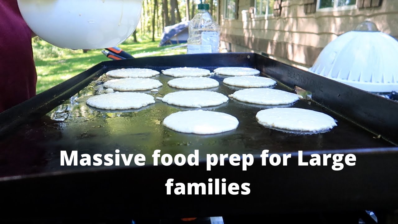 Massive Food Prep for 2 Large families | 2 days in 1 - YouTube