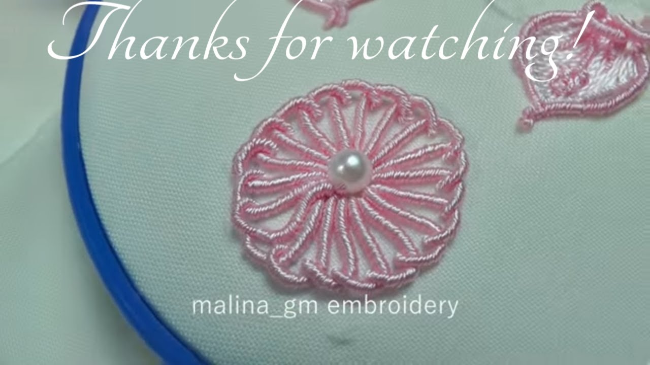 Dimensional Embroidery Flower Wheel Brazilian Embroidery - YouTube