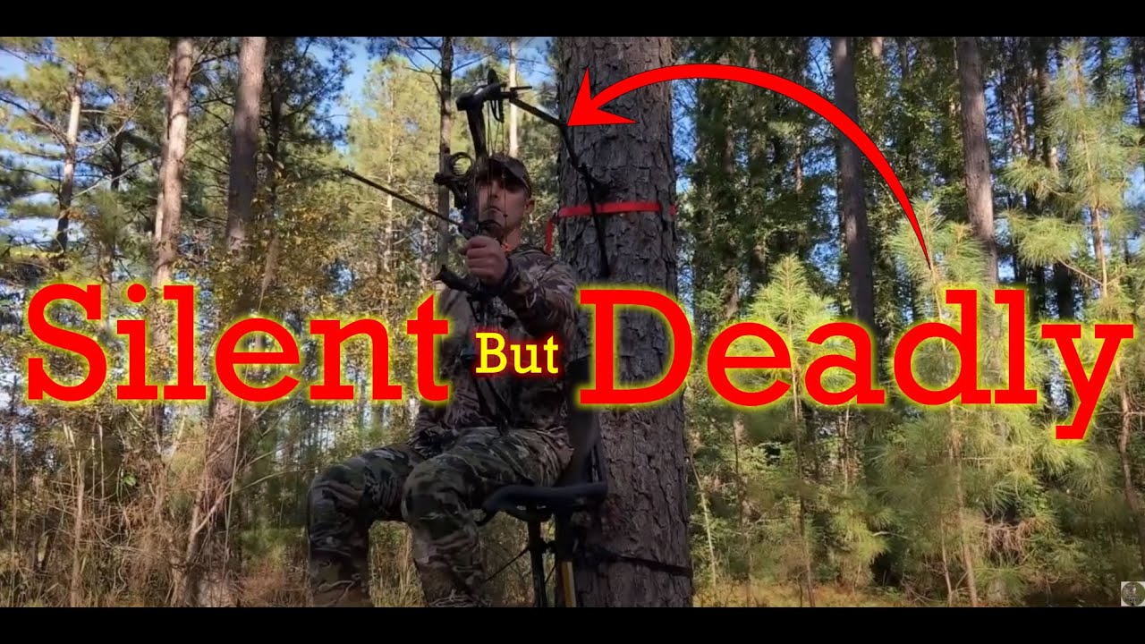 DIY Hunting Tree Safe Bow Hanger - YouTube