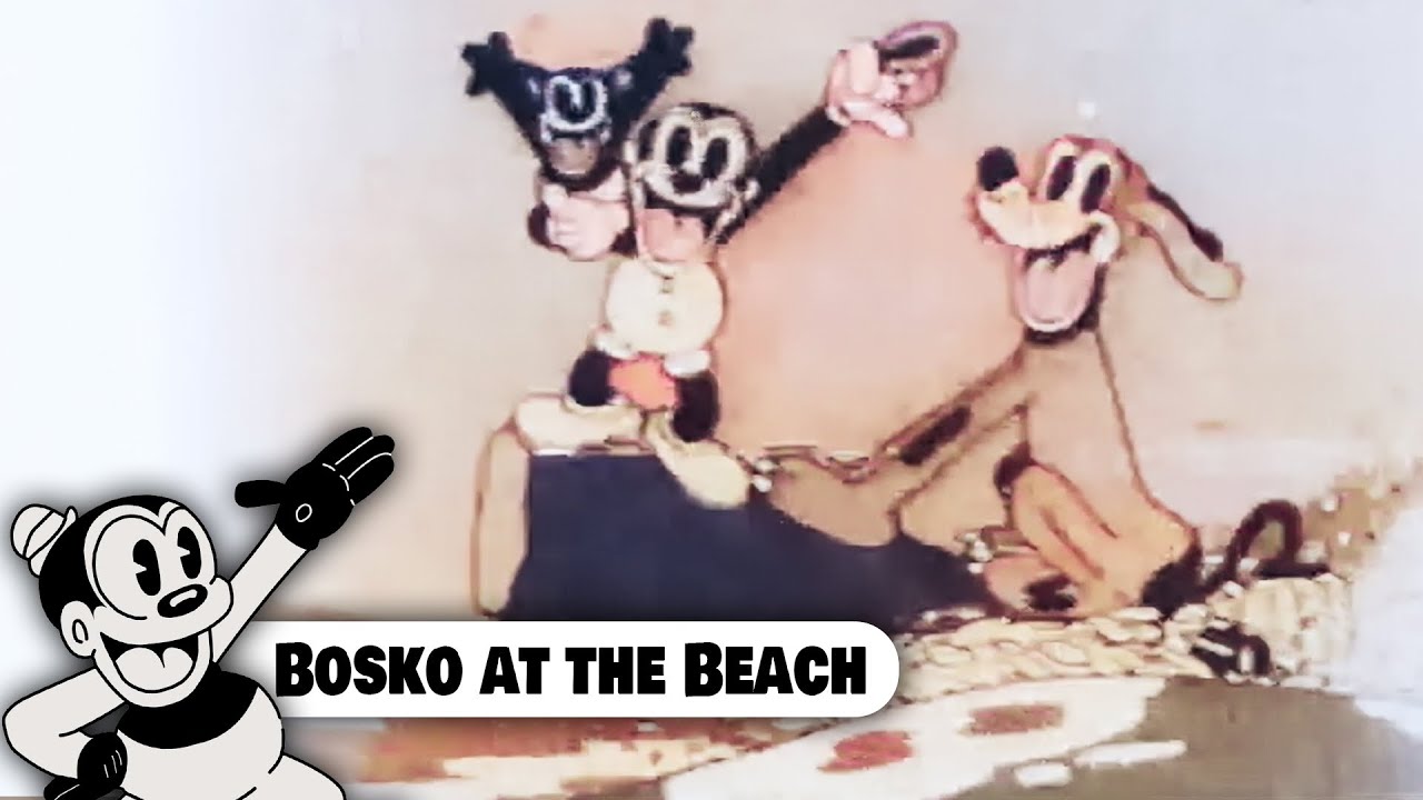BOSKO AT THE BEACH - Bosko Cartoons (1932) | Full Cartoon Episode - YouTube