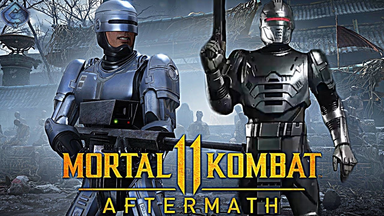 Mortal Kombat 11 - RoboCop All Gear, Skins, Intros, and Outros - YouTube
