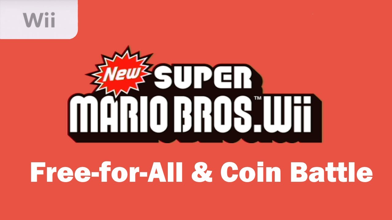 New Super Mario Bros. Wii - Free-for-All & Coin Battle (Nintendo Wii ...