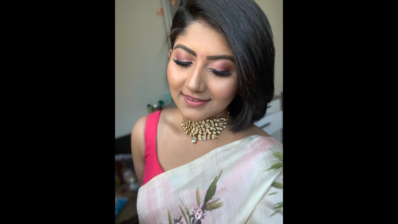 Get Ready With Me for a Wedding | Rikhia Basu | Indian look - YouTube