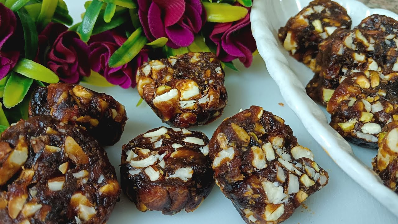 Khajur Pak Recipe| Winter special dry fruit dates barfi | खजूर बर्फी ...