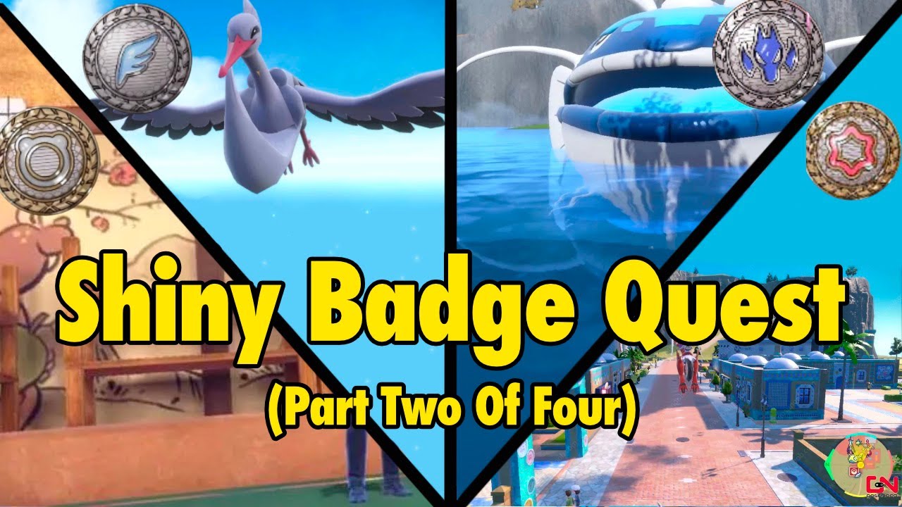 Pokemon Scarlet Shiny Badge Quest ( 2 of 4 ) - YouTube