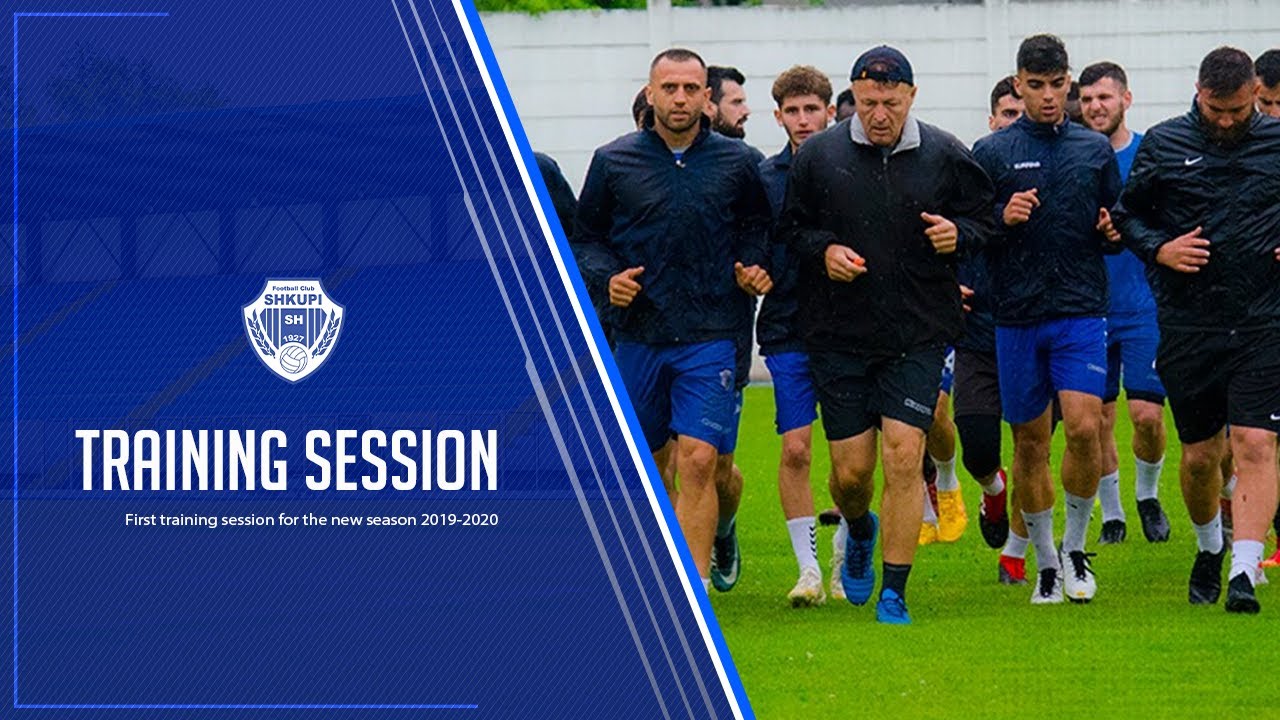 First training session for 2019/2020 - YouTube