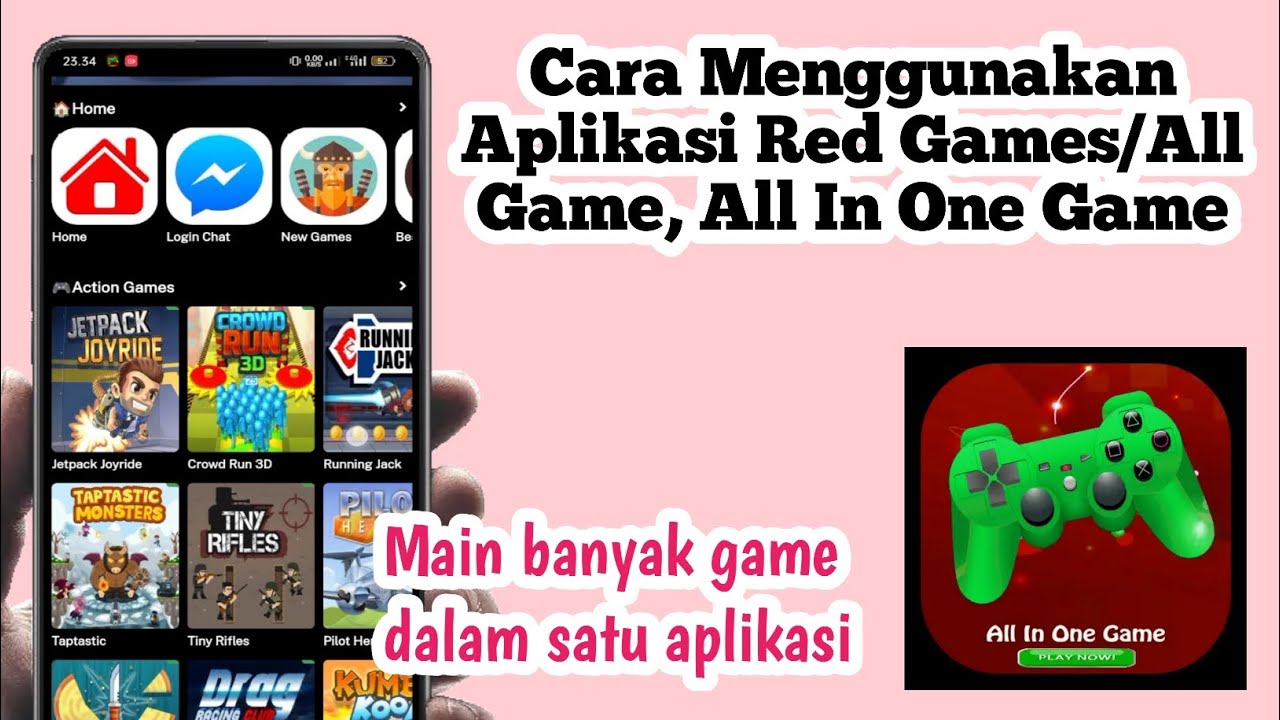 Cara Menggunakan Aplikasi All Game, All In One Game | Cara Menggunakan Aplikasi Red Games 2023 ...