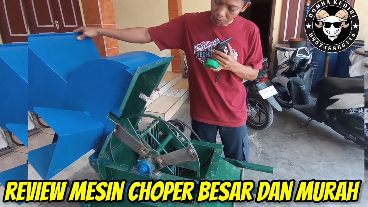 Review Lengkap Mesin Chopper Murah, Besar dan Safety - YouTube