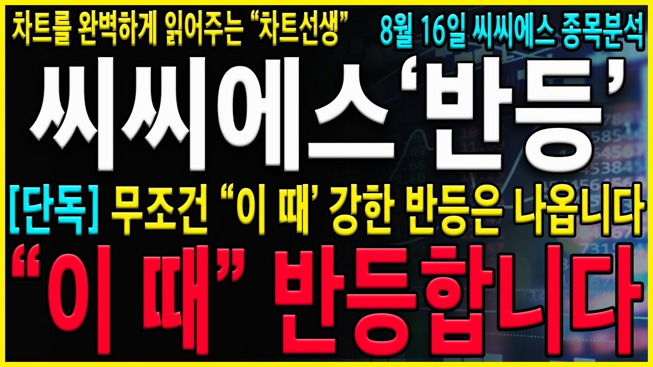 씨씨에스 주가 전망 긴급 하락에는 매도금지 반기보고서 자본잠식위험으로 한정의견떴지만 반등구간이 반드시 나오는 이유 씨씨에스주가전망 신성델타테크 씨씨에스분석