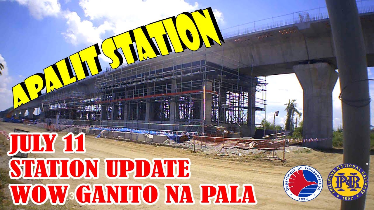 ito na ang latest sa apalit station july 11 /V 325/ pnr nscr update ...
