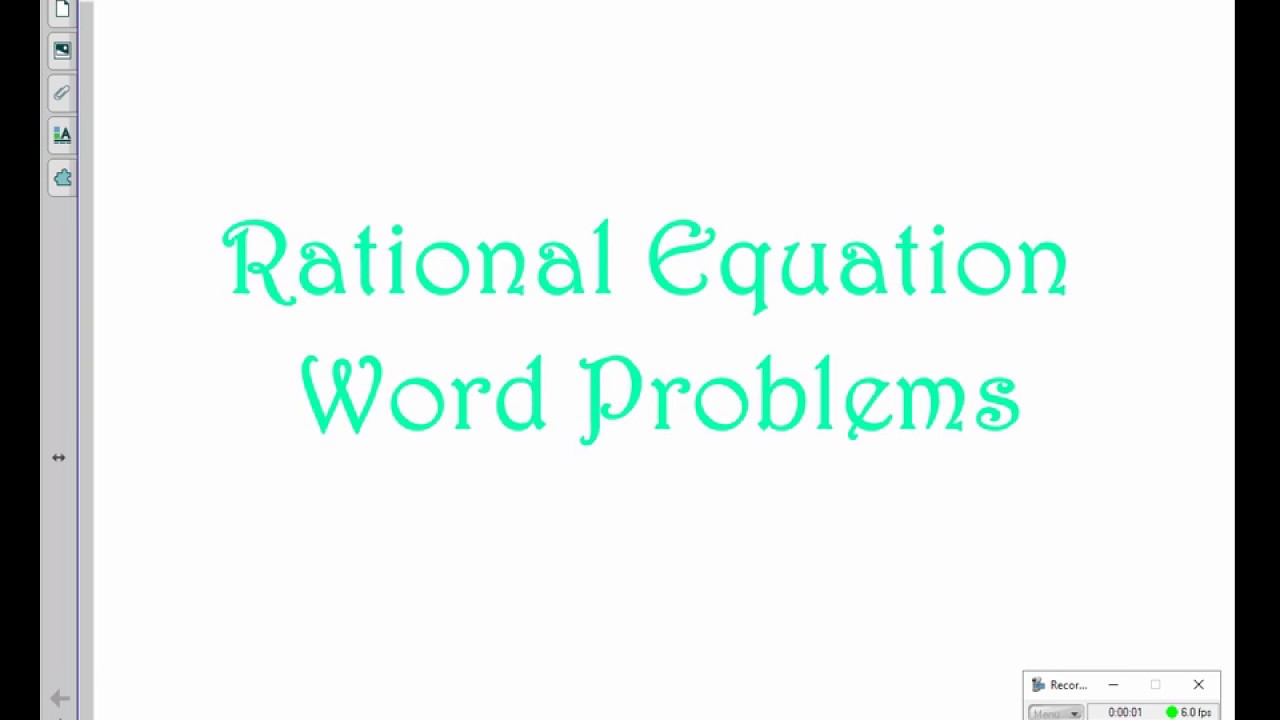 Rational Equation Word Problems YouTube rational-equation-word-problems-youtube