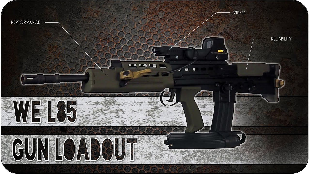Airsoft Loadout ENG - WE L85 GBBR Gun Loadout 360° Full Setup ...