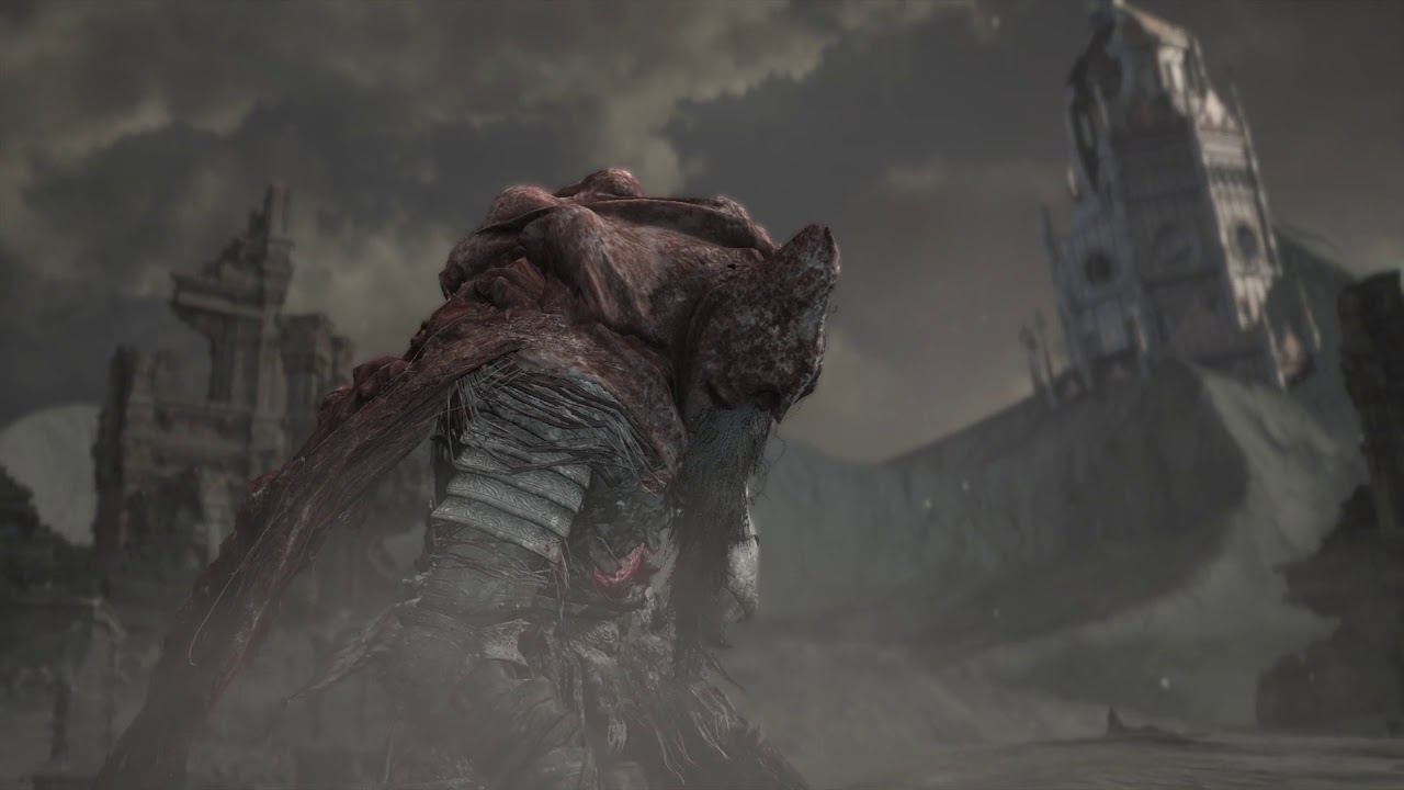 DARK SOULS III Slave Knight Gael (Pestilent Mist) - YouTube