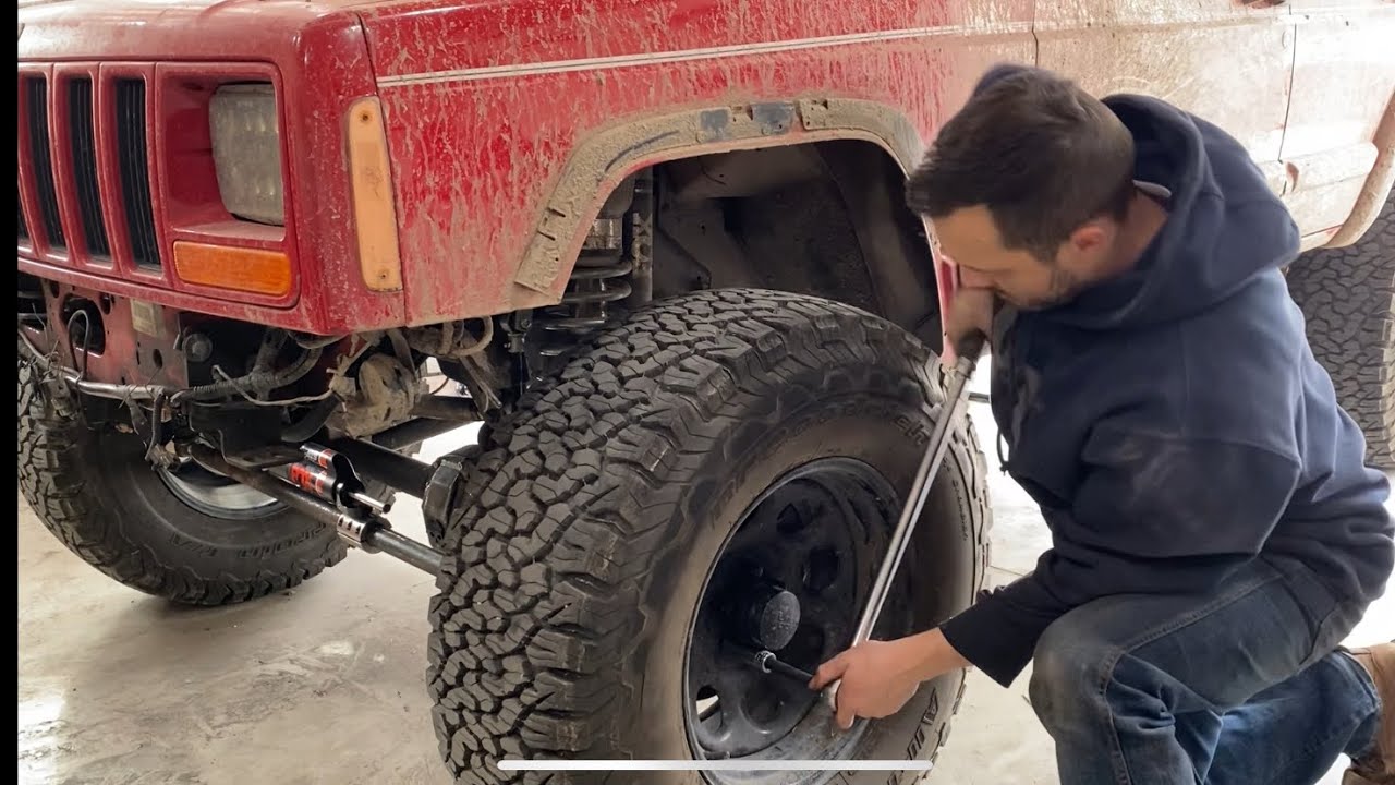 Jeep Cherokee XJ - Fix Wandering Steering. Alignment / BleepinJeep Tool ...