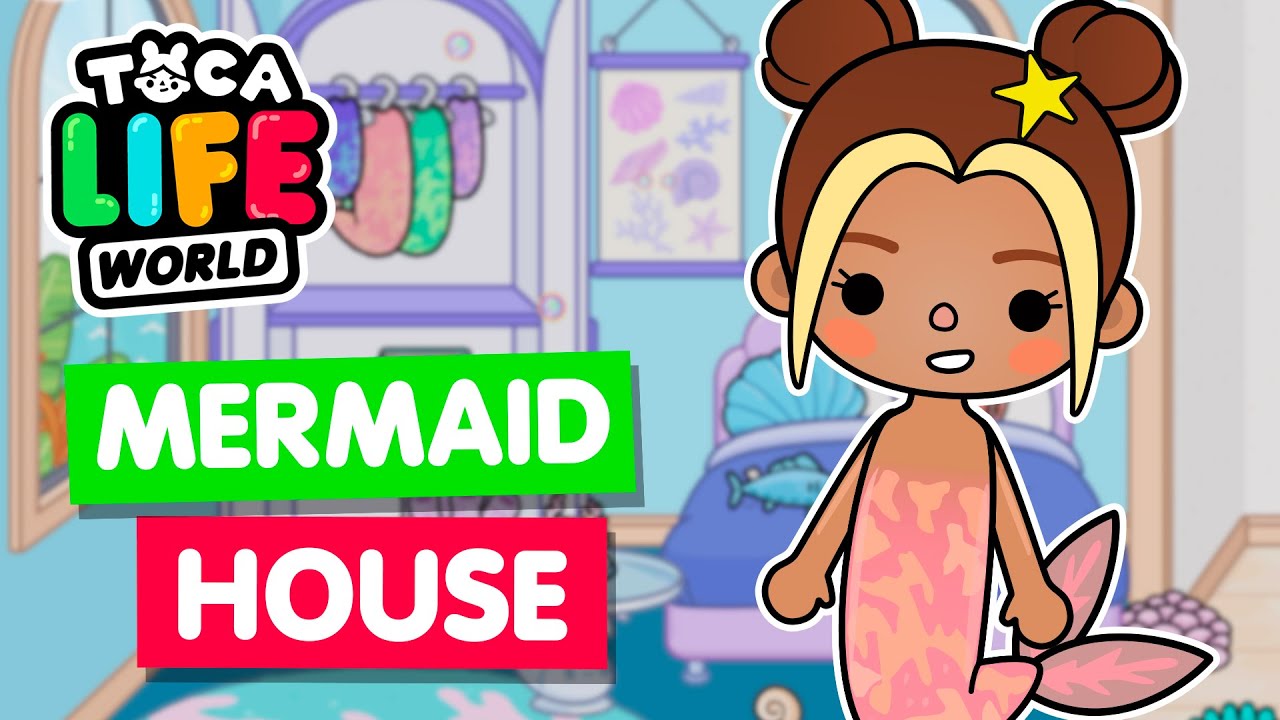THE LITTLE MERMAID'S HOUSE in Toca Boca 🧜 Design in Toca Life World ...