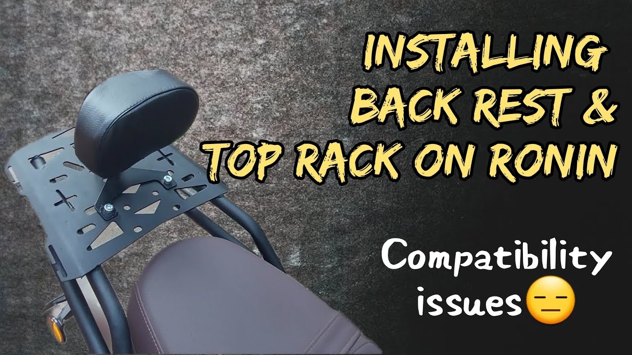 Unlocking the Ronin Accessories | Tail Rack, Back Rest #accessories # ...
