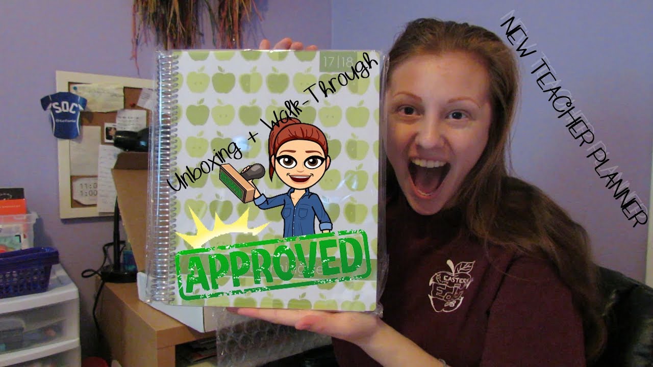 Plum Paper Teacher Planner - Unboxing and Walk-Through - YouTube