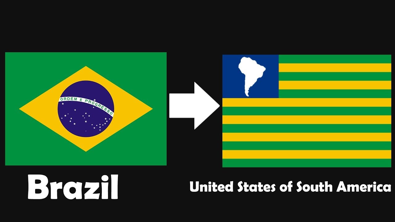 Random Flag #28 Brazil → United States of South America - YouTube