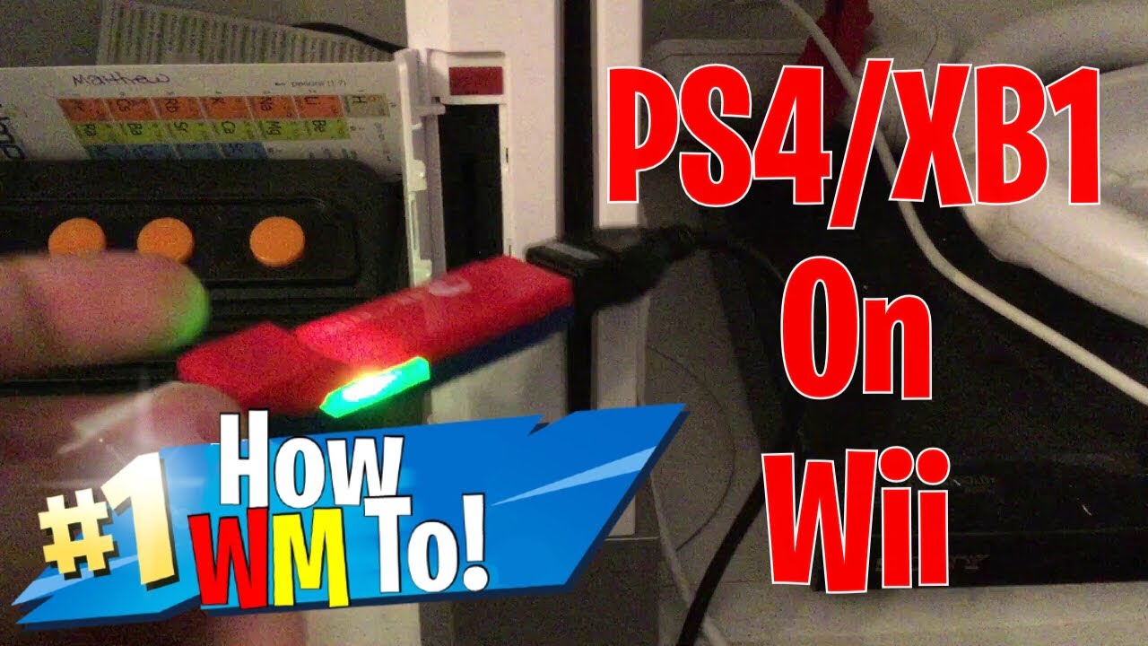 How To Use A PS4/XB1 Controller &MORE On The Wii - YouTube