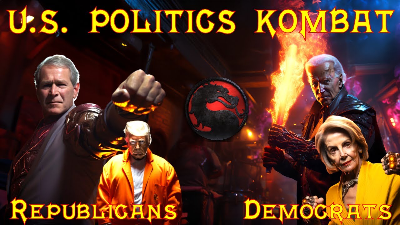 U.S. Politics Kombat | Democrats vs. Republicans Kombat AI [4K] - YouTube
