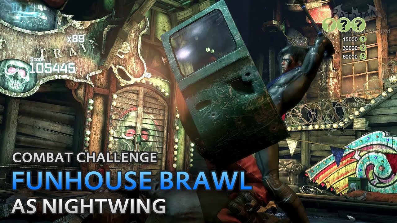 Batman: Arkham City - Funhouse Brawl [as Nightwing] - Combat Challenge ...