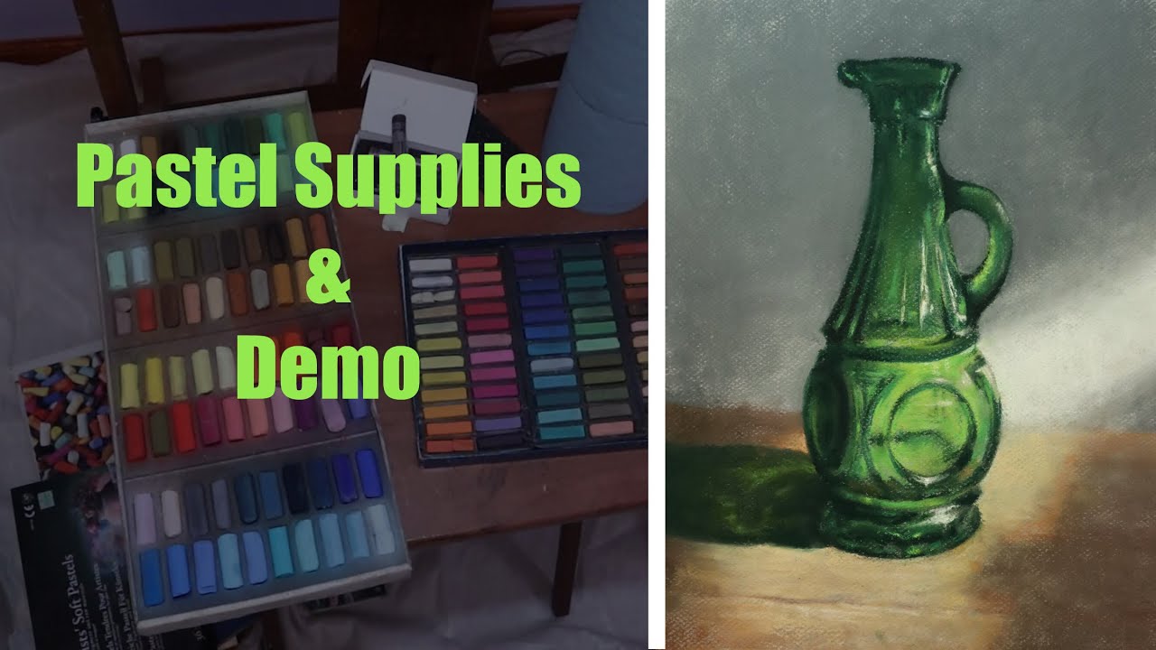 Pastel Supplies and Demo - YouTube
