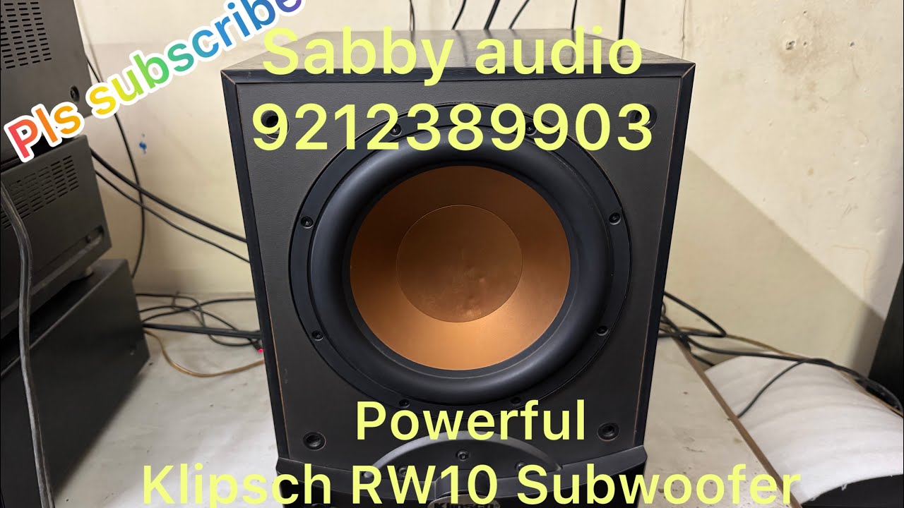 10” Klipsch RW10 subwoofer #Reels #shorts #Viral #Bose #Hometheater # ...