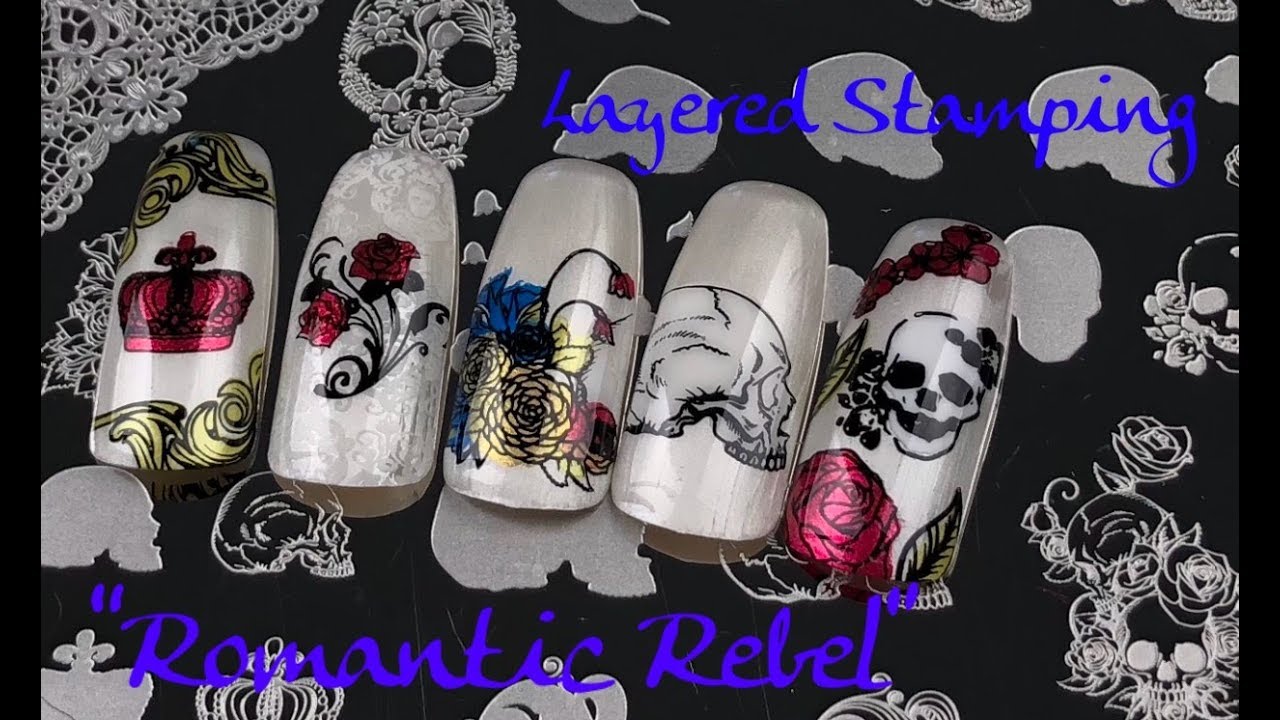 How to Layered Stamp... Are you a Romantic Rebel? - YouTube