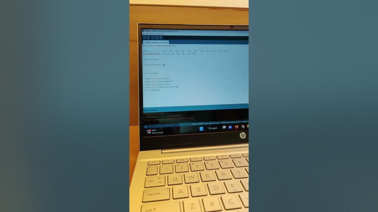 Interfacing 16×2 LCD WITH STM32 BOARD USING ARDUINO IDE - YouTube