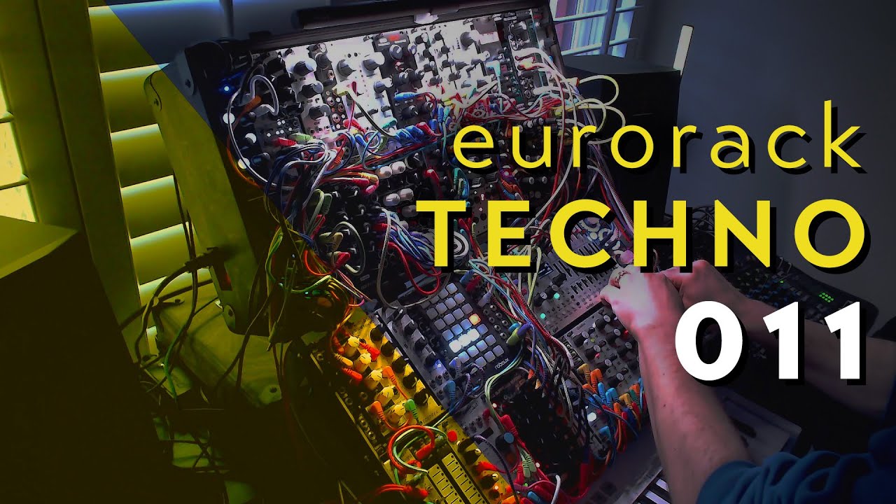 Live Techno Jam 011- eurorack modular improv dawless techno jam - YouTube