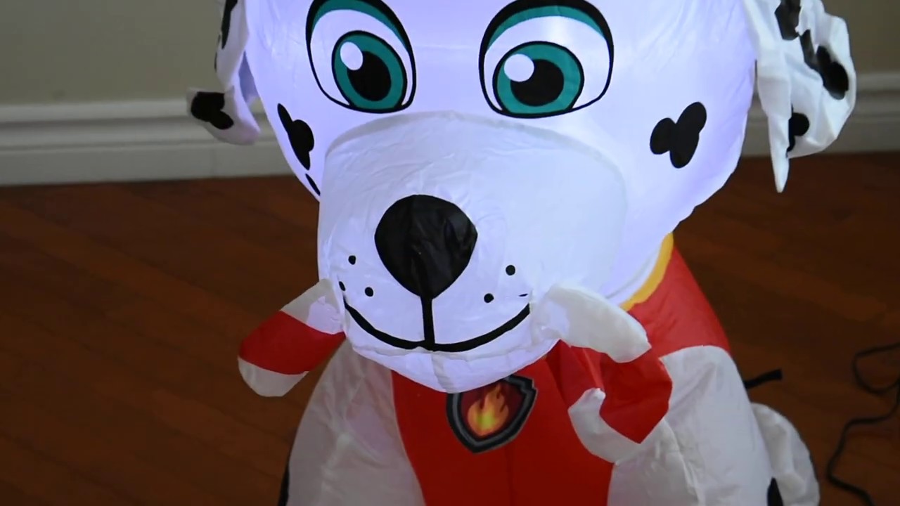 Christmas inflatable Paw patrol Marshall 3 feet tall 2019 decoration ...