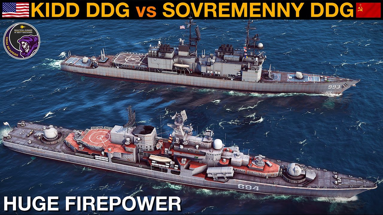 Sea Power | Four Kidd Destroyers vs Four Sovremenny Destroyers (Naval ...