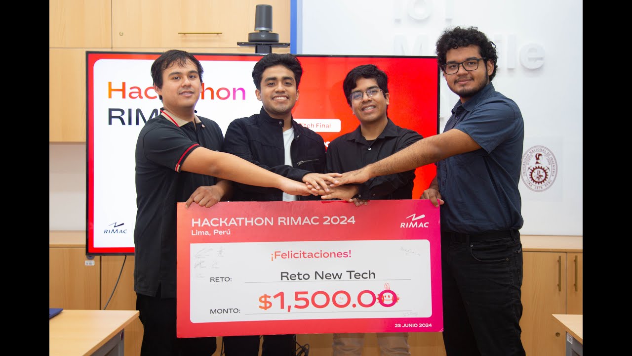 👨🏻‍💻 ¡Conoce más del equipo #UNI que ganó el Hackathon Rímac 2024! 🎉 - YouTube