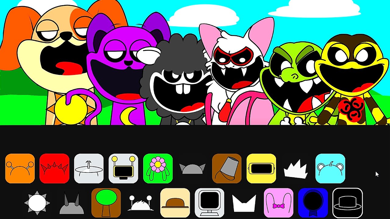 Incredibox Sprunki - But Baba Chop, Icky Licky, Rabie, Allister! Poppy ...