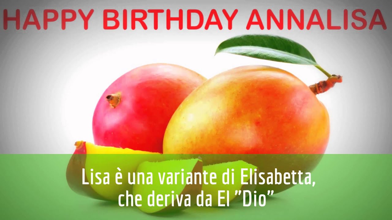 Nome Annalisa - Origine e significato - YouTube