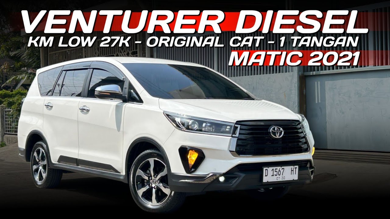 ISTIMEWA ️VENTURER DIESEL MATIC 2021 PUTIH KM LOW 27K - ORIGINAL CAT ...