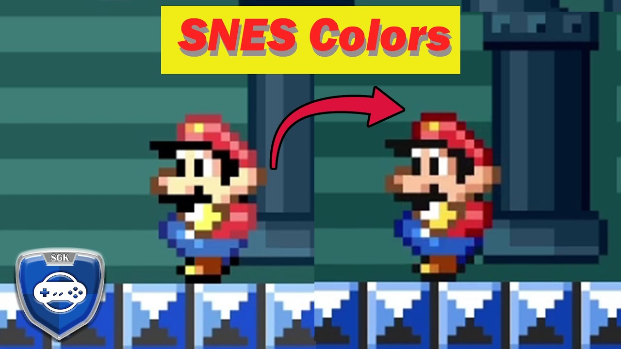 Playing 4 Player Mario Bros Classic with SNES Colors [SGK Plays] - YouTube