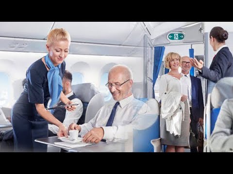 Aircraft Cabin Interior in detail - YouTube