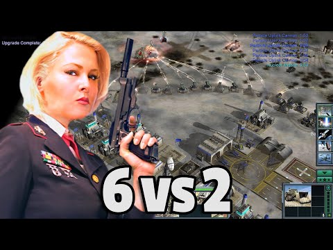 Generals Zero Hour 6 vs 2 | Superweapons General | Command & Conquer