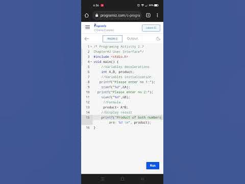 Chapter#2 Programming Activity 2.7 (Solution) Class 10 Computer Science - YouTube