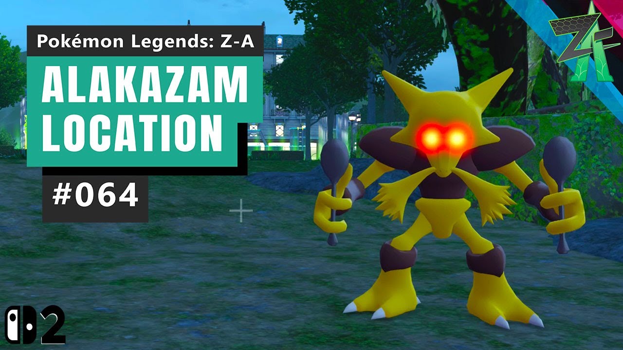 Finding the Rare Alpha Alakazam in Pokemon Legends Z-A - YouTube