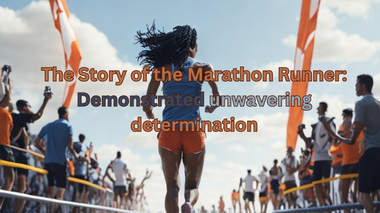 The Story of the Marathon Runner: Demonstrated unwavering determination ...
