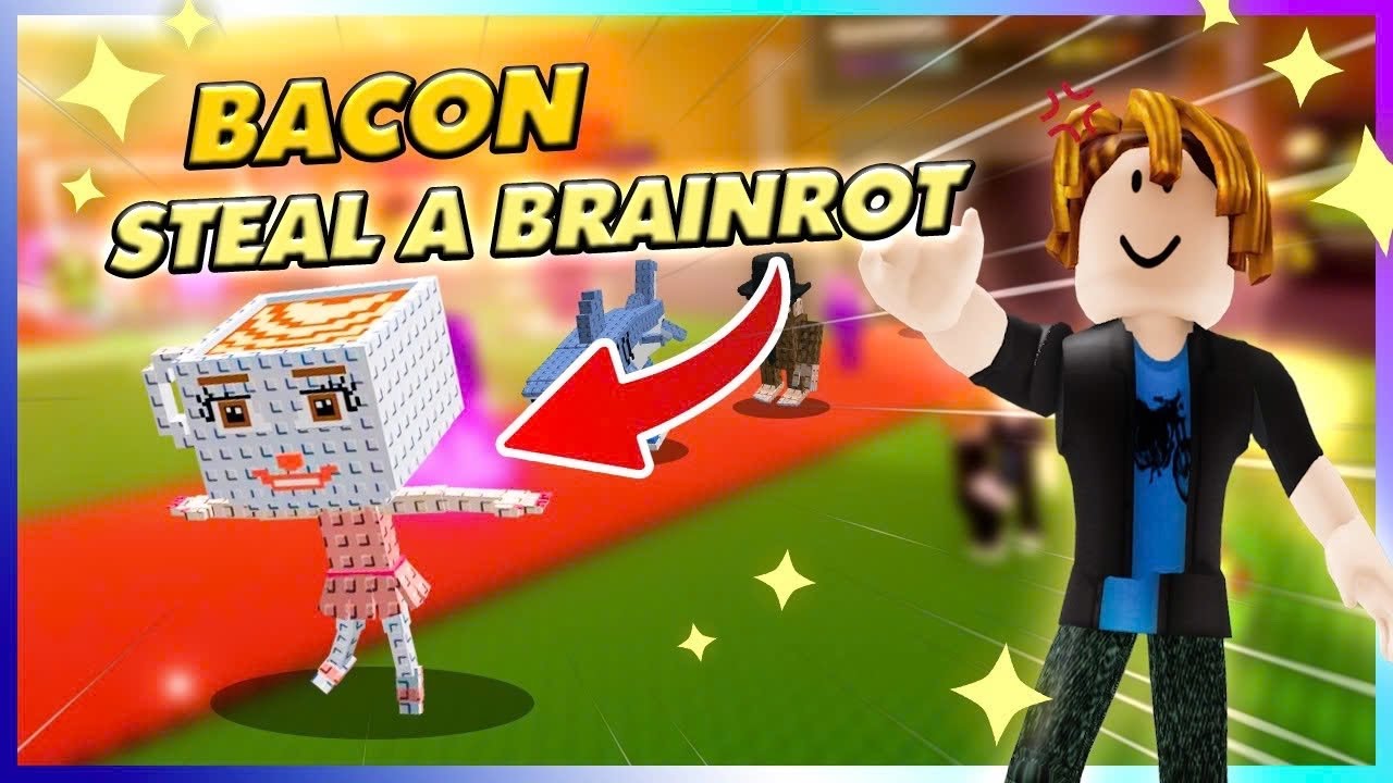ROBLOX Bacon Steal A Brainrot FUNNY MOMENTS - YouTube