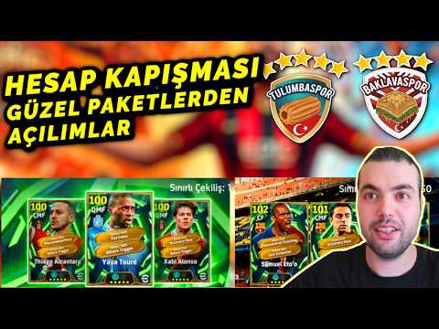 GÜZEL PAKETLERDEN AÇILIMLAR 🔥 HESAP KAPIŞMASI 35. HAFTA (BAKLAVASPOR vs TULUMBASPOR) eFootball 2026