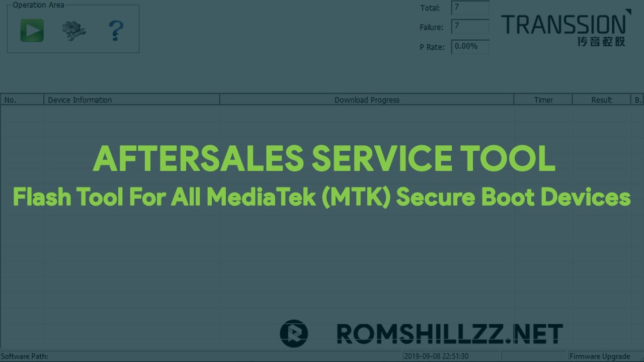 AfterSales Service Tool: Flash Tool For All MediaTek (MTK) Secure Boot ...