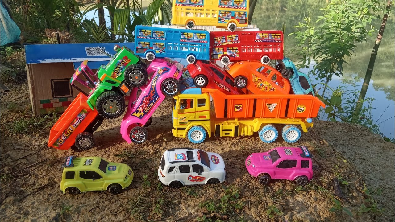 toys, car bus track | - YouTube